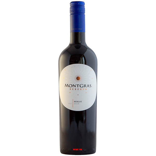 Rượu Vang Chile MontGras Reserva Merlot Nhập Khẩu