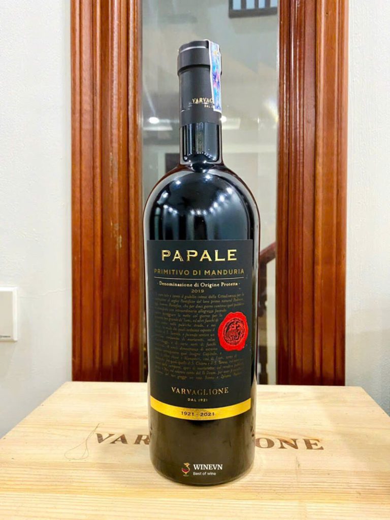 Rượu Vang Papale Primitivo Di Manduria DOP nhập khẩu Ý