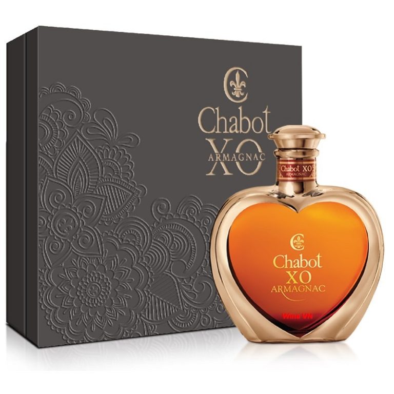 Hộp Quà Rượu Chabot Armagnac Coeur XO (hộp da) | Wine VN